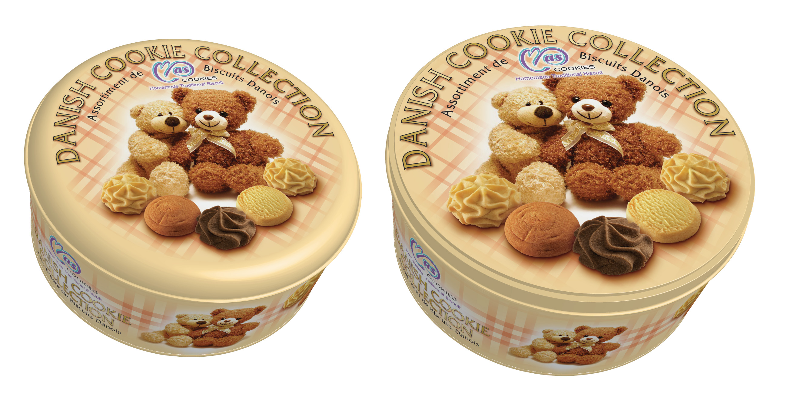 Bánh gấu Danish Đan Mạch 128g đặc sản Nafarm